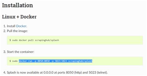 Not Able To Setup Splash For R Using Docker Stack Overflow
