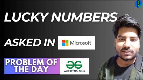 102 Gfg Potd Lucky Numbers Geeksforgeeks Problem Of The Day Placementsready Youtube