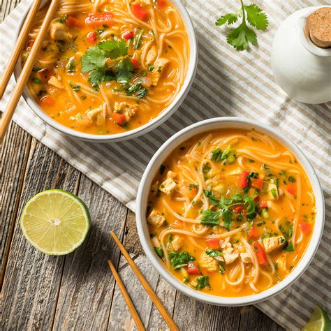 Red Curry Noodle Soup Khaub Poob Or Khao Poon Recipe Cart Recipe Cart