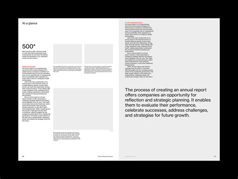 A4 Annual Report Grid System For Indesign Behance