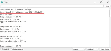 BMP Barometer Sensor Interfacing With NodeMCU NodeMCU