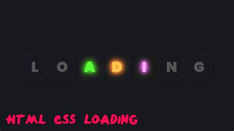 Amazing Loading Animation Using Html Css Do You Know This Design