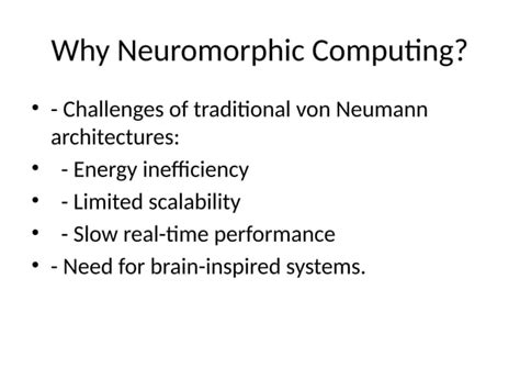 Neuromorphiccomputingpresentationpptx