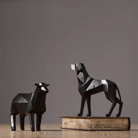 Fiberglass Black Sheep Statue For Sale Seventreesculpture