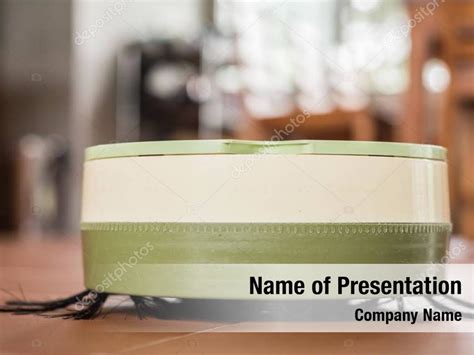 Cleaner Robotic Vacuum Working Home Powerpoint Template Cleaner Robotic Vacuum Working Home