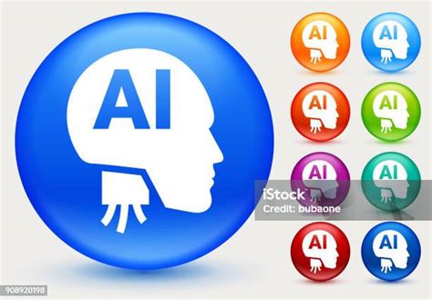 Profil De Cyborg De Lintelligence Artificielle Vecteurs Libres De