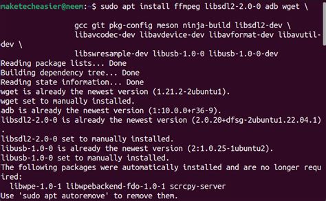 Use Scrcpy To Mirror And Control Android On Linux Make Tech Easier