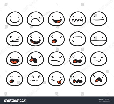 Cute Facial Expressions Smileys
