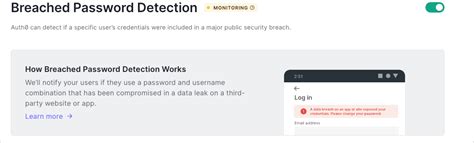 Breached Password Detection