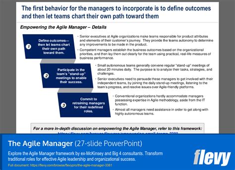 Empowering Agile Managers Key Behavioral Strategies Ppt Slide