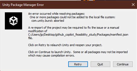 unity 2021 3 12f1 new urp project package manager errors unity engine unity discussions