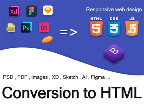 Converted Psd Xd Sketch Etc To Responsive Html Css Bootstrap Webpage Upwork