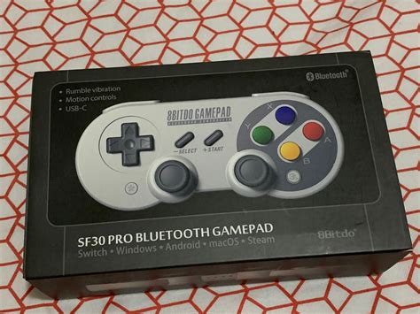 8bitdo Sf30 Pro Bluetooth Gamepad Video Gaming Video Game Consoles Nintendo On Carousell