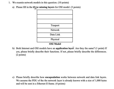 Solved We Examin Network Models In This Question Chegg Com