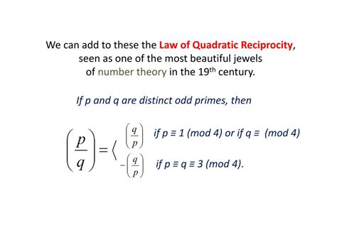 Ppt Activity 2 9 Quadratic Reciprocity Powerpoint Presentation Free Download Id 2329121