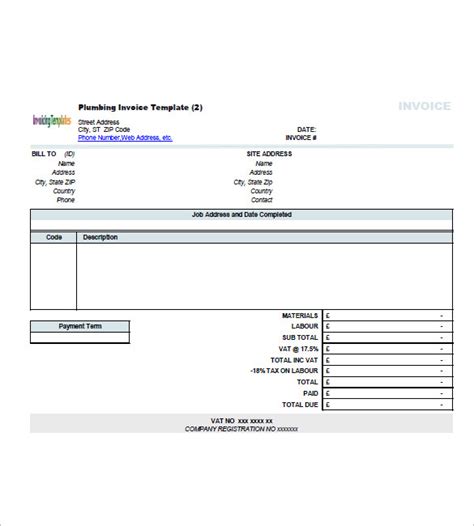 Simple Contractor Invoice Template Kotitrans