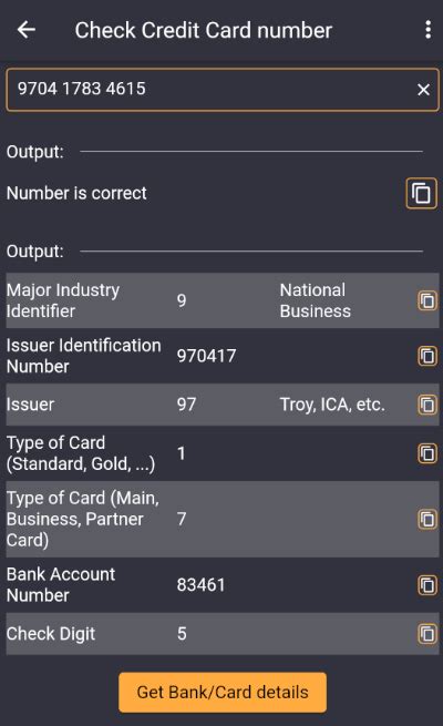 Credit Card Numbers Check Digit Tools Gc Wizard