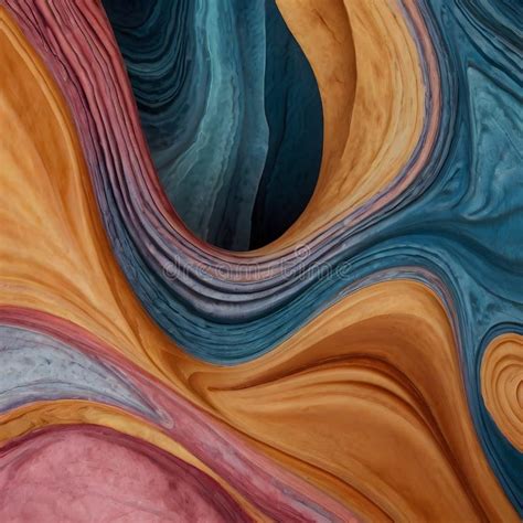 Orange And Blue Multi Color Curve On Background Stock Illustration Illustration Of Texture