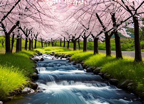 Premium Ai Image Spring Nature Blossom