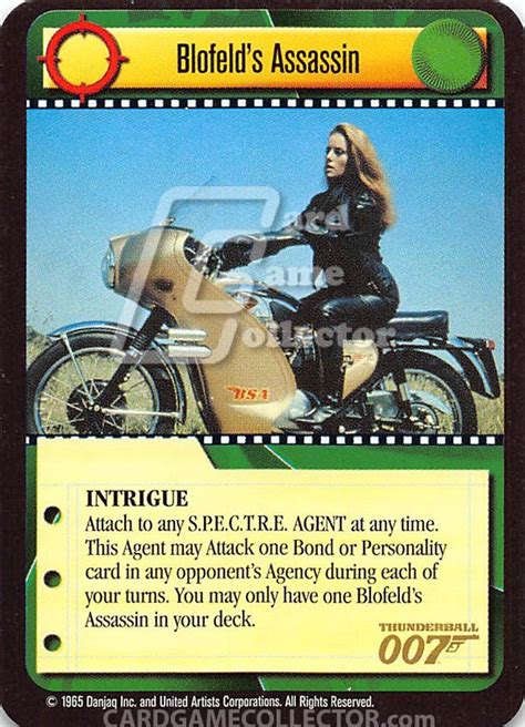 Blofelds Assassin James Bond 007 Ccg 1995