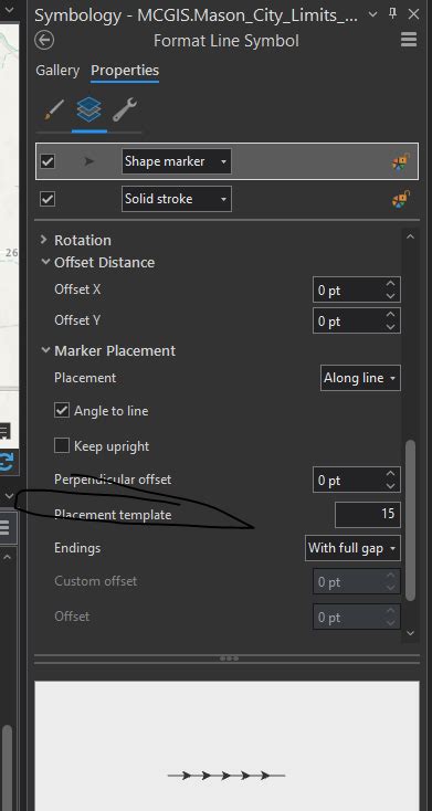 Symbolize Line With Marker Symbol Esri Community