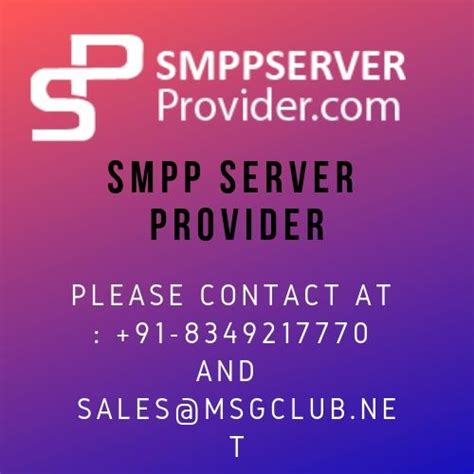 Robust And Scalable Smpp Server Configuration In India Short Message Service Sms Marketing