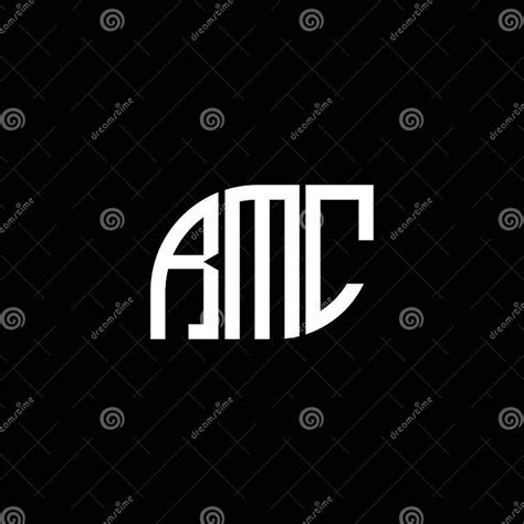 Rmc Letter Logo Design On Black Background Rmc Creative Initials Letter Logo Concept Stock