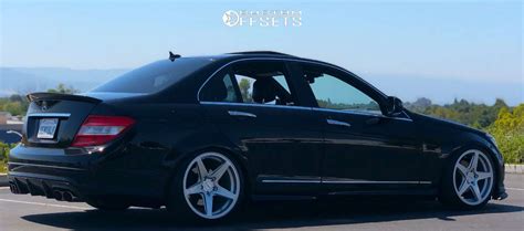 2008 Mercedes Benz C300 With 18x85 30 Rotiform Wgr And 22540r18