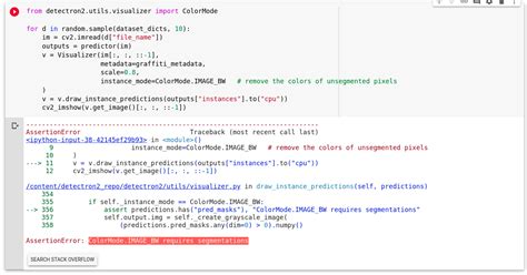 Assertionerror Colormodeimagebw Requires Segmentations Using