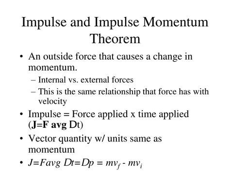 Ppt Momentum And Impulse In Physics Powerpoint Presentation Free