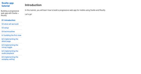 Svelte App Tutorial Codesandbox