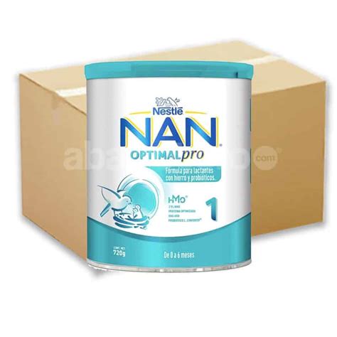 Nan 1 Optimal Pro 1 De 0 A 6 Meses 720gr Caja Con 12 Piezas