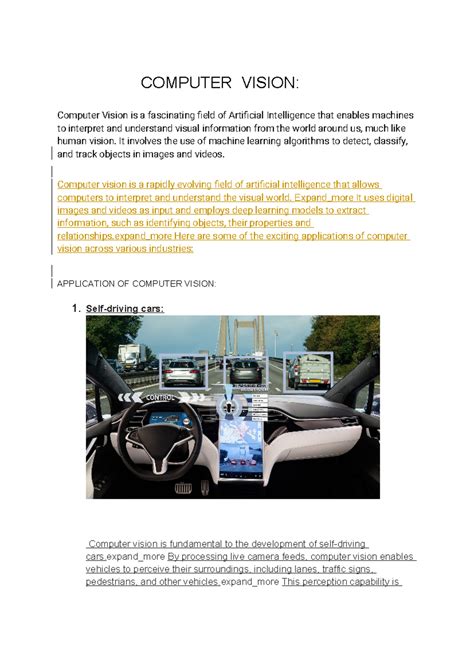 Computer Vision Role Ai Using Open Cv Computer Vision Computer Vision Is A Fascinating
