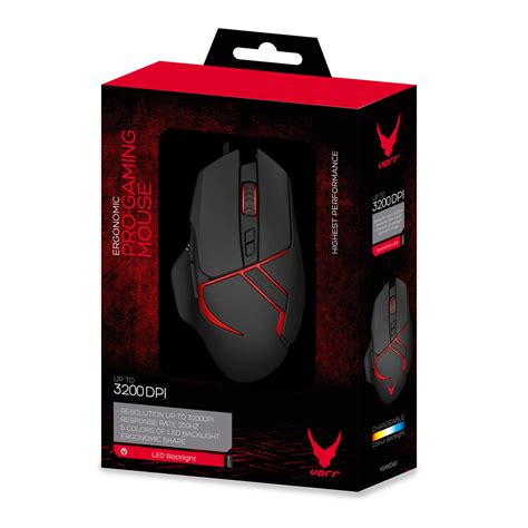 Varr Gaming Usb A Wired Led Optical Mouse 3 200 Dpi Clove Technology