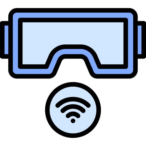 Virtual Reality Generic Blue Icon