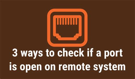 Linux Check Open Ports Remote System 1a 2DayGeek