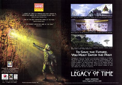 Journeyman Project 3 The Legacy Of Time May 1998 J Retromags