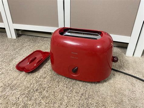 필립스 와인색 토스트기 토스터 헬로마켓