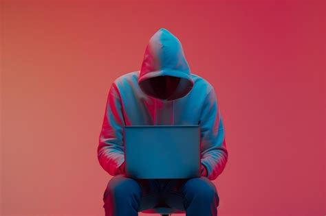 Premium Photo Anonymous Hacker Typing Computer Laptop Cybercrime Cyberattack Dark Web Concept