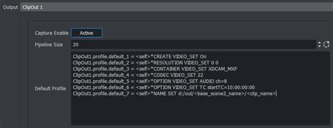 Video Output Clip Output Viz Artist And Engine