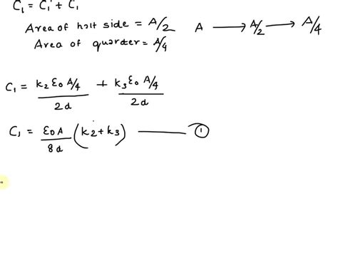 Solved Figure Shows A Parallel Plate Capacitor Of Plate Area A And