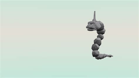 3d Pokemon Onix Animated Game Already Model Turbosquid 2318080