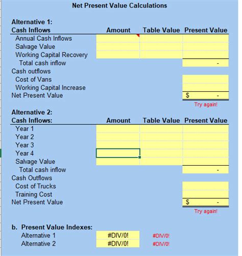 solved problem 10 16a using present value techniques to