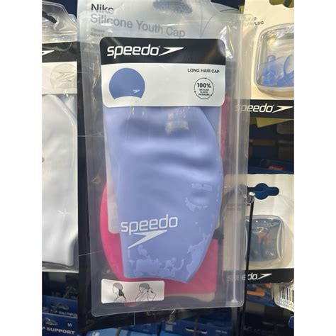 Speedo Long Hair泳帽 蝦皮購物