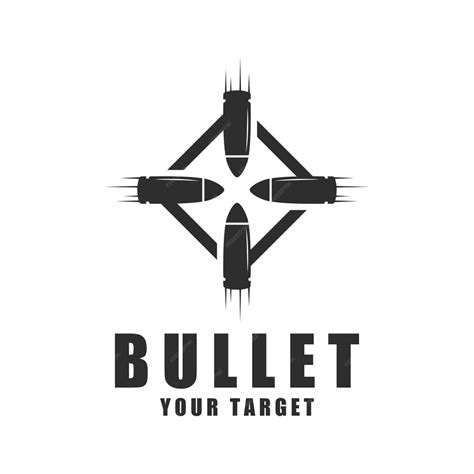 Premium Vector Bullet Logo Vector Icon Illustration Design Logo For