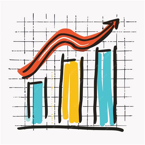 Colorful Growth Chart Illustration Premium Ai Generated Vector