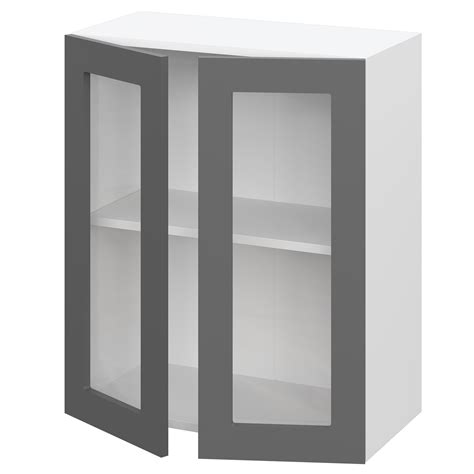 Купить Шкаф верхний 2 х дв со стеклом ШВС Кёлн в Ростове на Дону отличные цены на шкафы