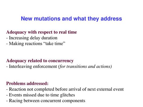 Ppt Implementation Oriented Mutation Testing Of Statechart Models Powerpoint Presentation Id