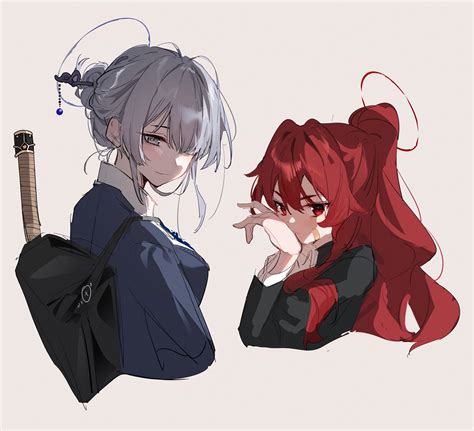 Itokonoue Kaoru And Ashiharatsumori Koito Project Kv Drawn By Rosem