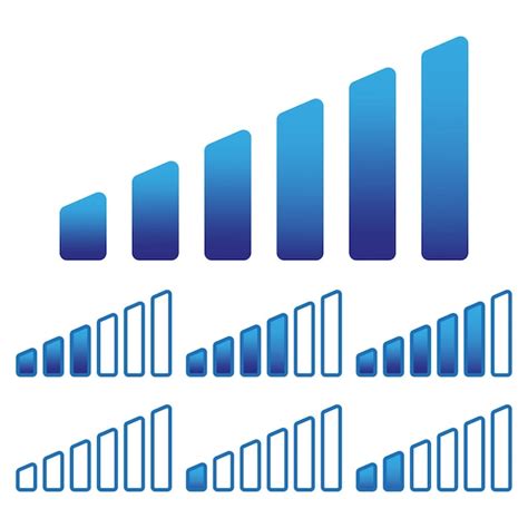 Premium Vector Signal Strength Indicator Template Wifi Wireless Connection Antenna Signal